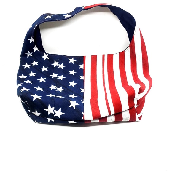 KirsaK | Bags | American Flag Tote Bag Patriotic Shoulder Bag American ...
